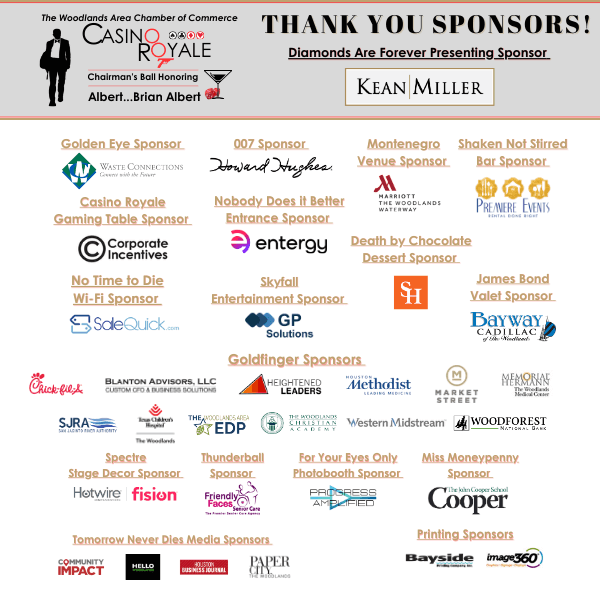 Chairman's Ball - The Woodlands Area Chamber of Commerce